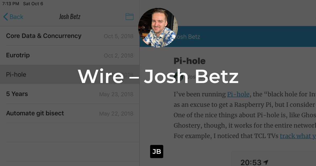 Wire – Josh Betz